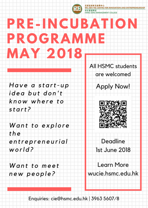 Pre-Incubation Programme (1st Cohort – May 2018) | Centre for ...